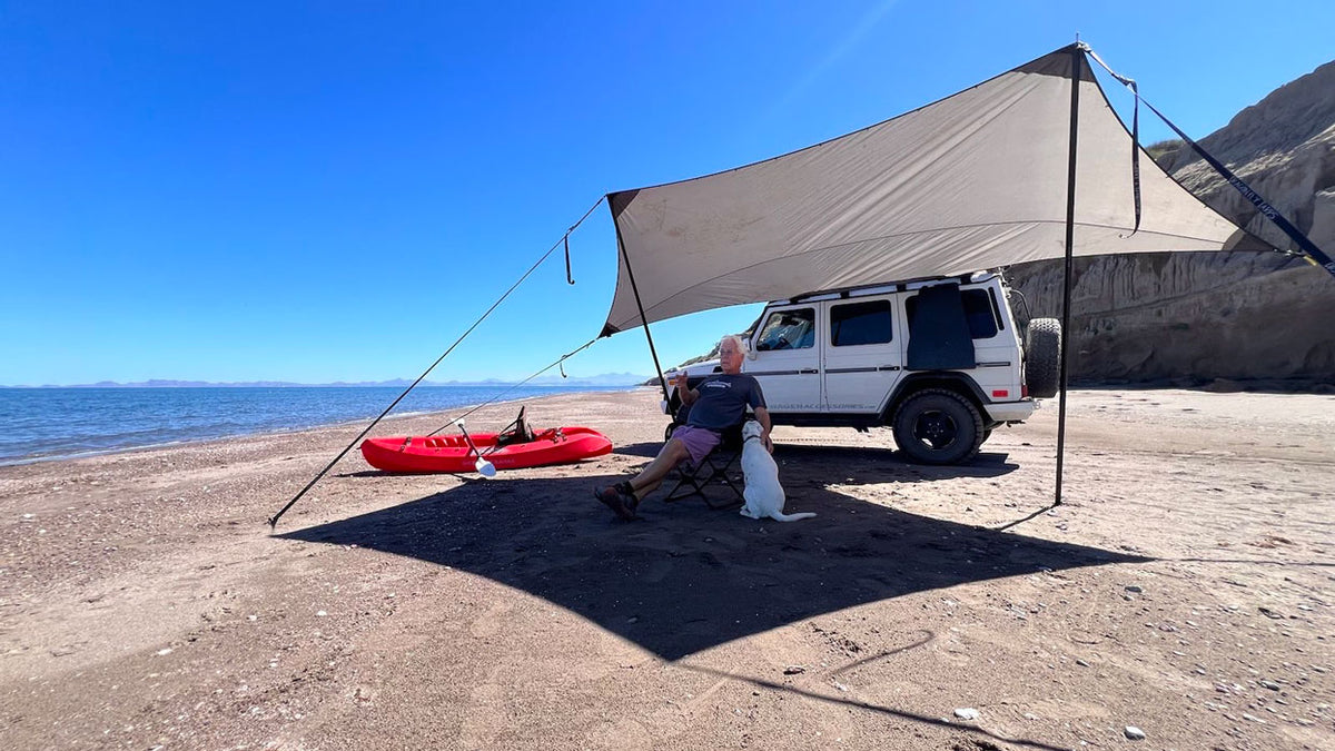 G-Wagen Dragon Fly Tarp - Sun Shade and Rain Cover — G-wagenaccessories.com