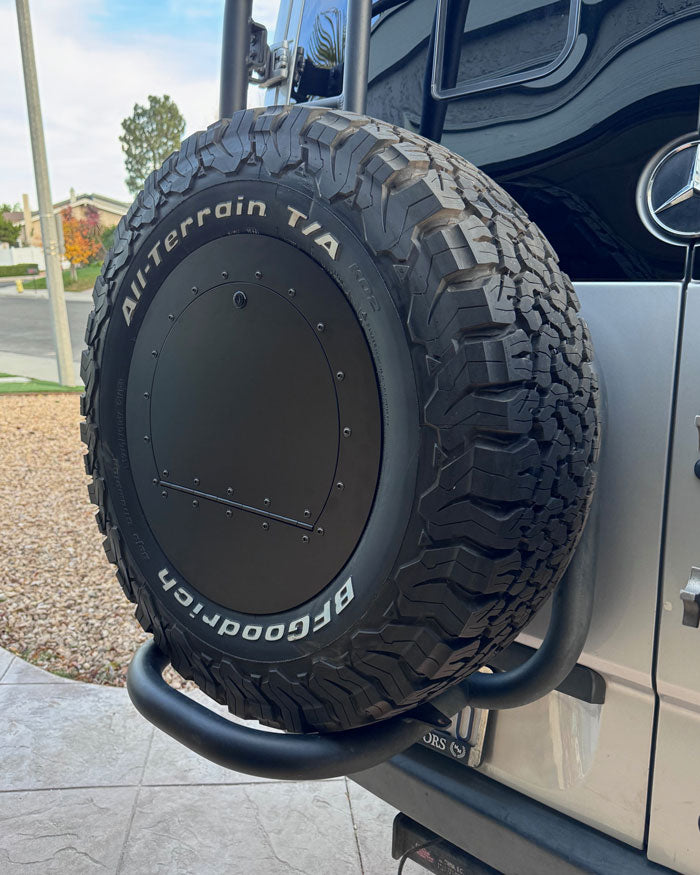 Mercedes-Benz Sprinter Van Lockable Spare Wheel Storage/Cover 16" & 17 ...