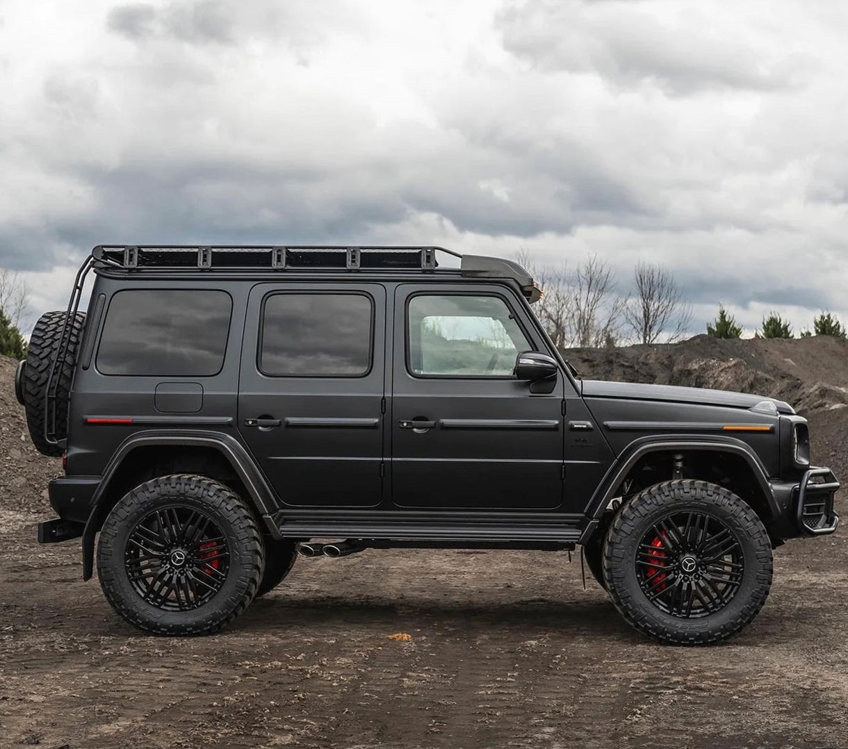 GWagen 4x4 Squared W463A G550 & G63 Electric Running Boards Side Steps ...