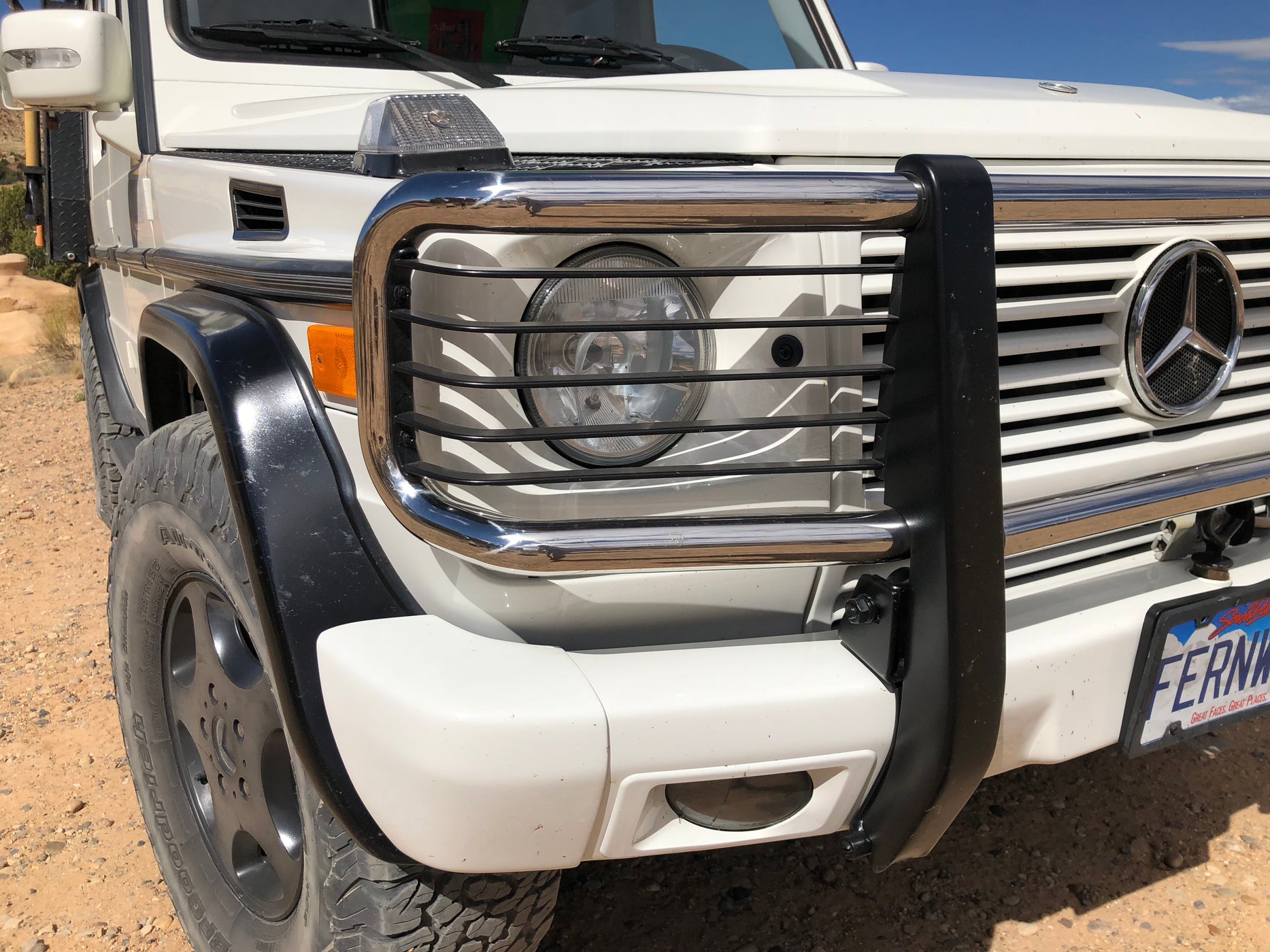 Front Brush Guard OEM Stainless Steel W463 1990 - 2013 — G ...