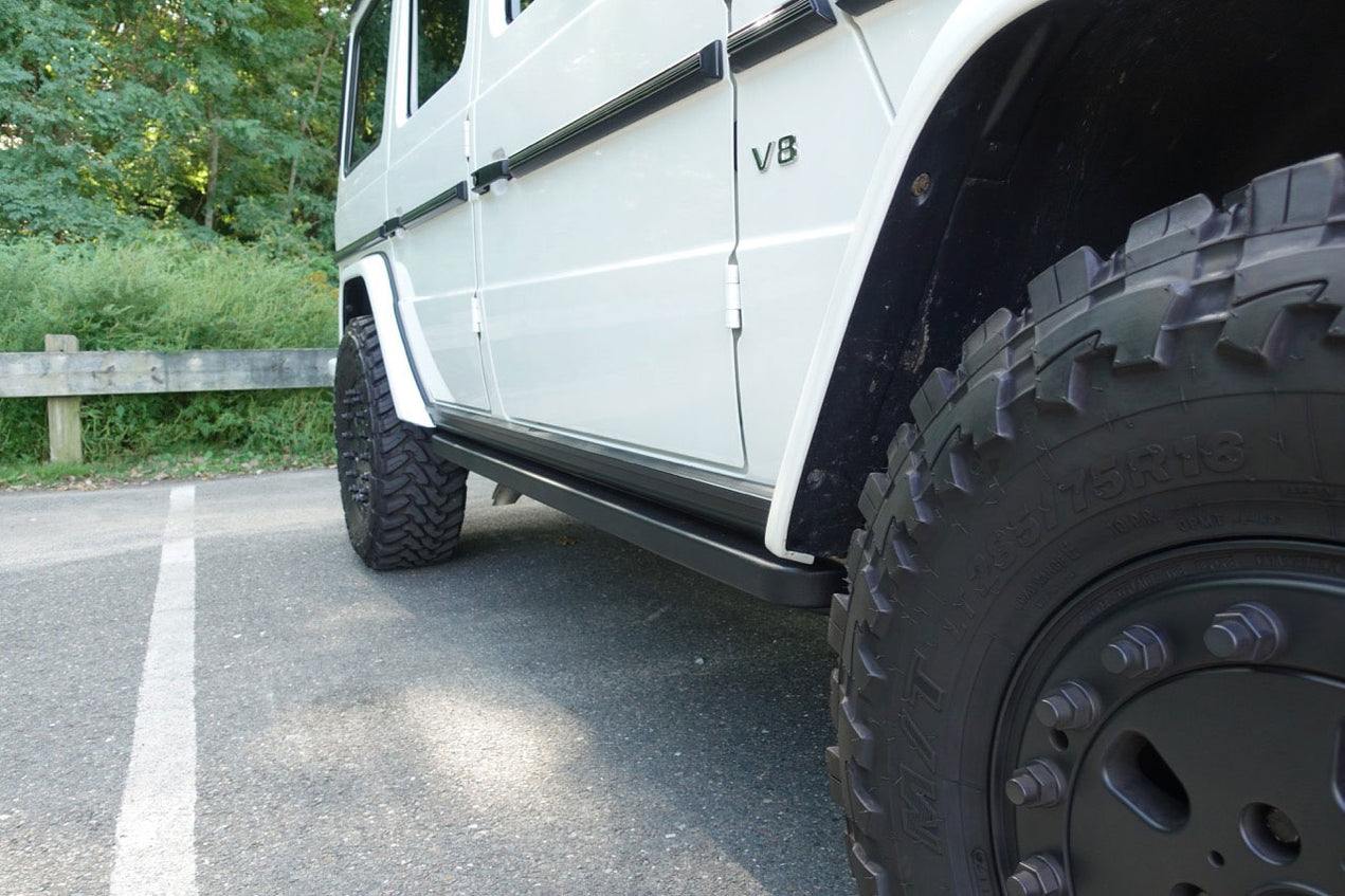 G Wagen Rocker Panel Guard for Rock Slider - LWB Long Wheel Base W463 ...