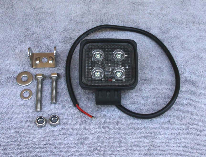 Small LED Back Up Light 12W 2.5x 2.5" for Ladder / Rack — G ...