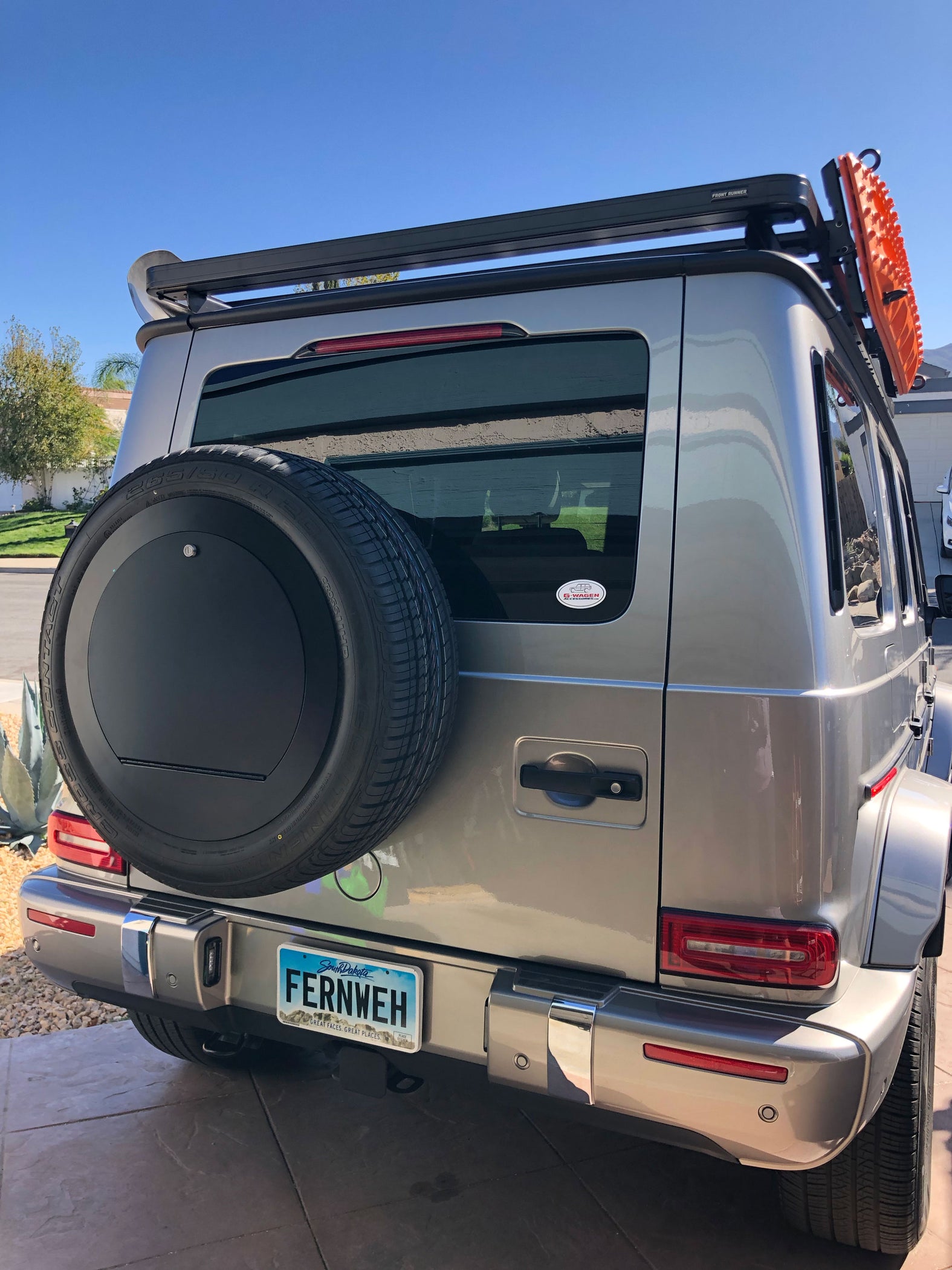 Spare Wheel Cover with Lockable Compartment for Mercedes Gwagen — G ...