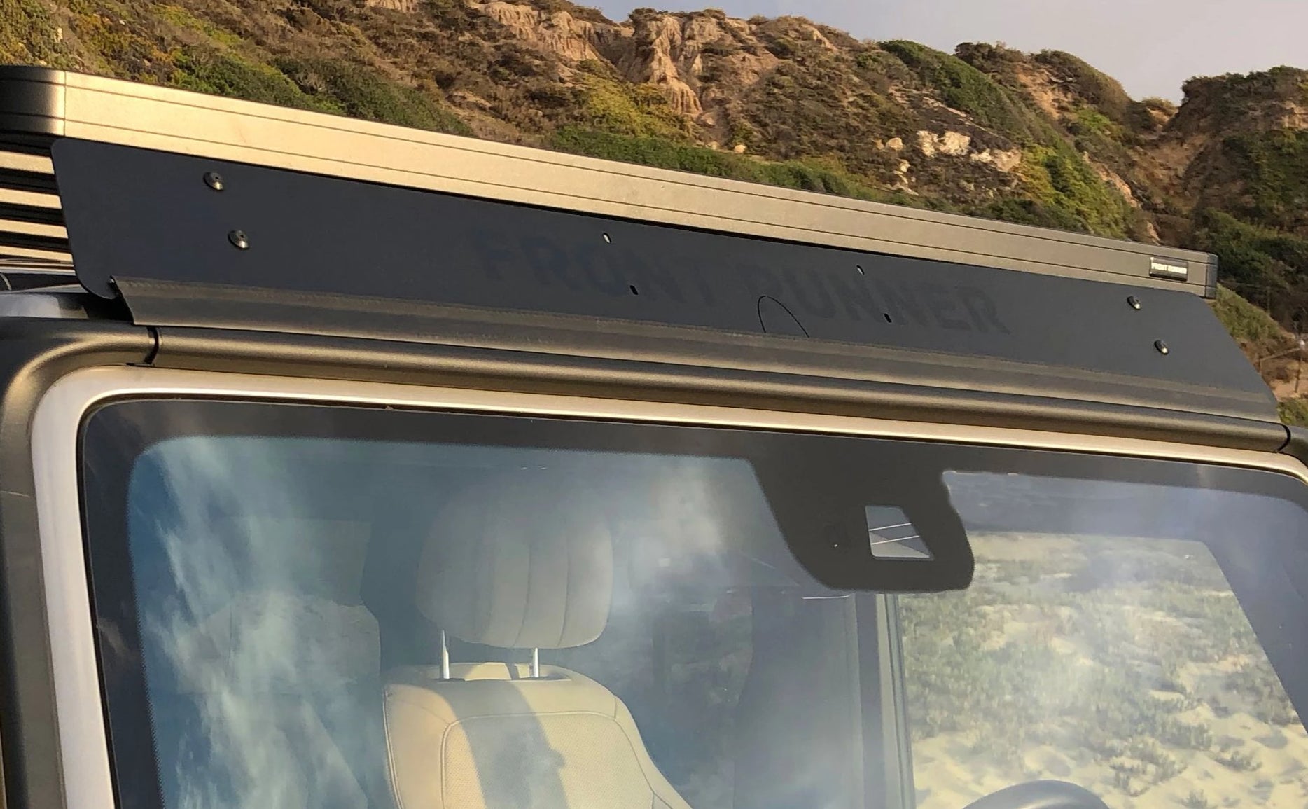 Wind Fairing for Mercedes G-Wagen Slimline Roof Rack — G ...