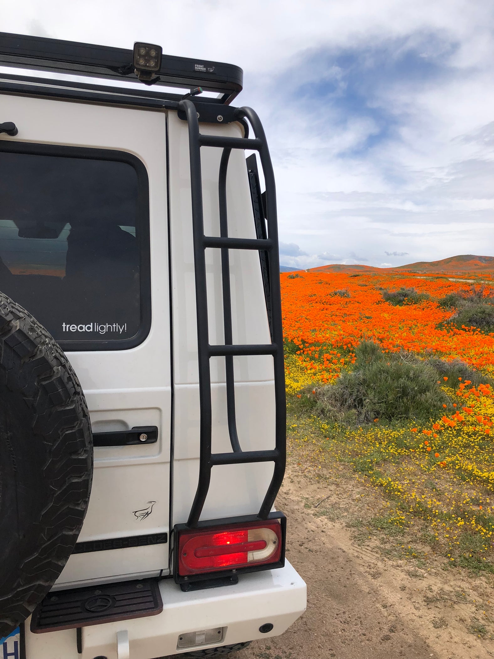 Mercedes-Benz G-Wagen Rear Access Ladder – OEM-Inspired, Heavy-Duty Bo ...